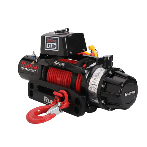 Runva 11XP PREMIUM RED Edition 12V with Synthetic Rope
